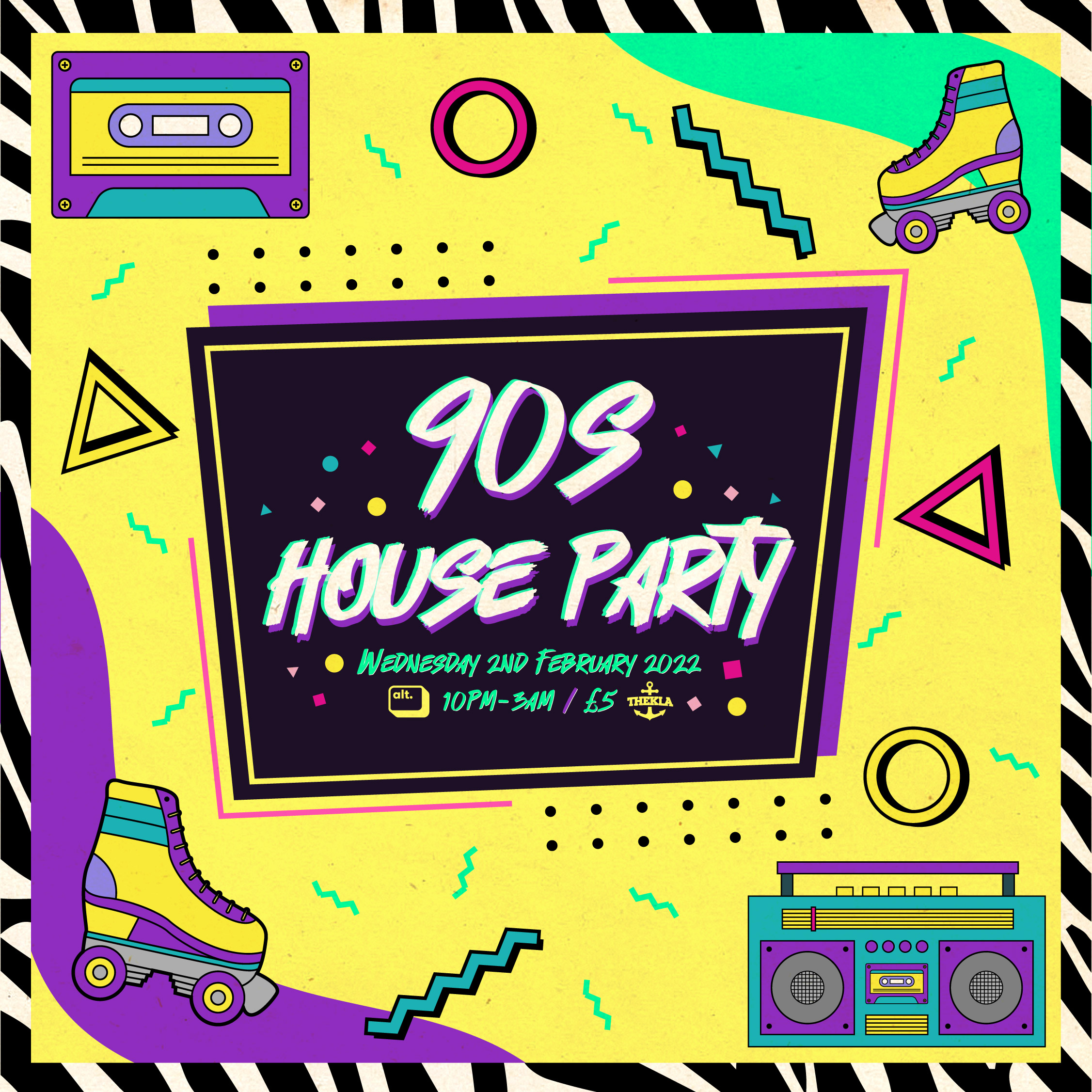 90s House Party! - Thekla Bristol