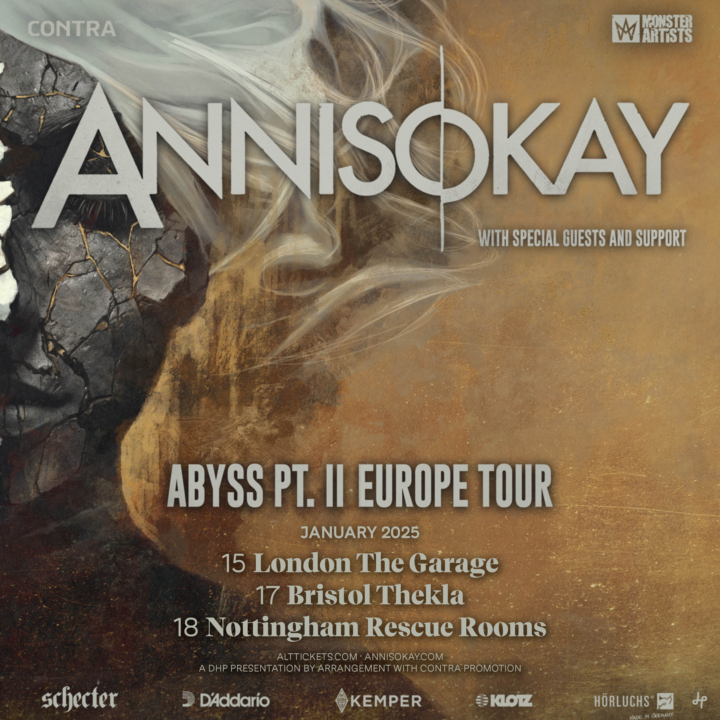 ANNISOKAY: ABYSS PT. II EUROPE TOUR - Thekla Bristol