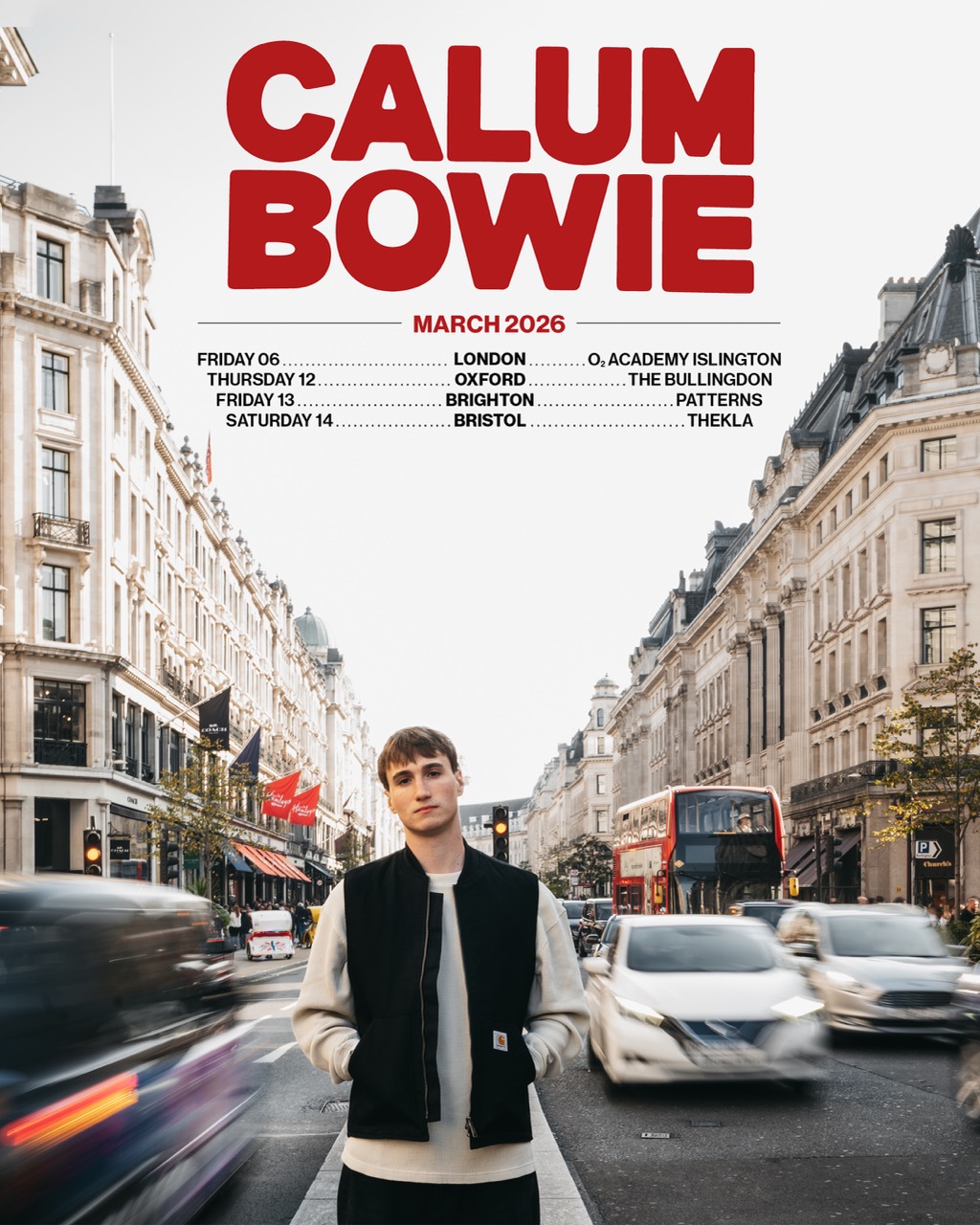 Calum Bowie - Live at Thekla - Saturday 14th March