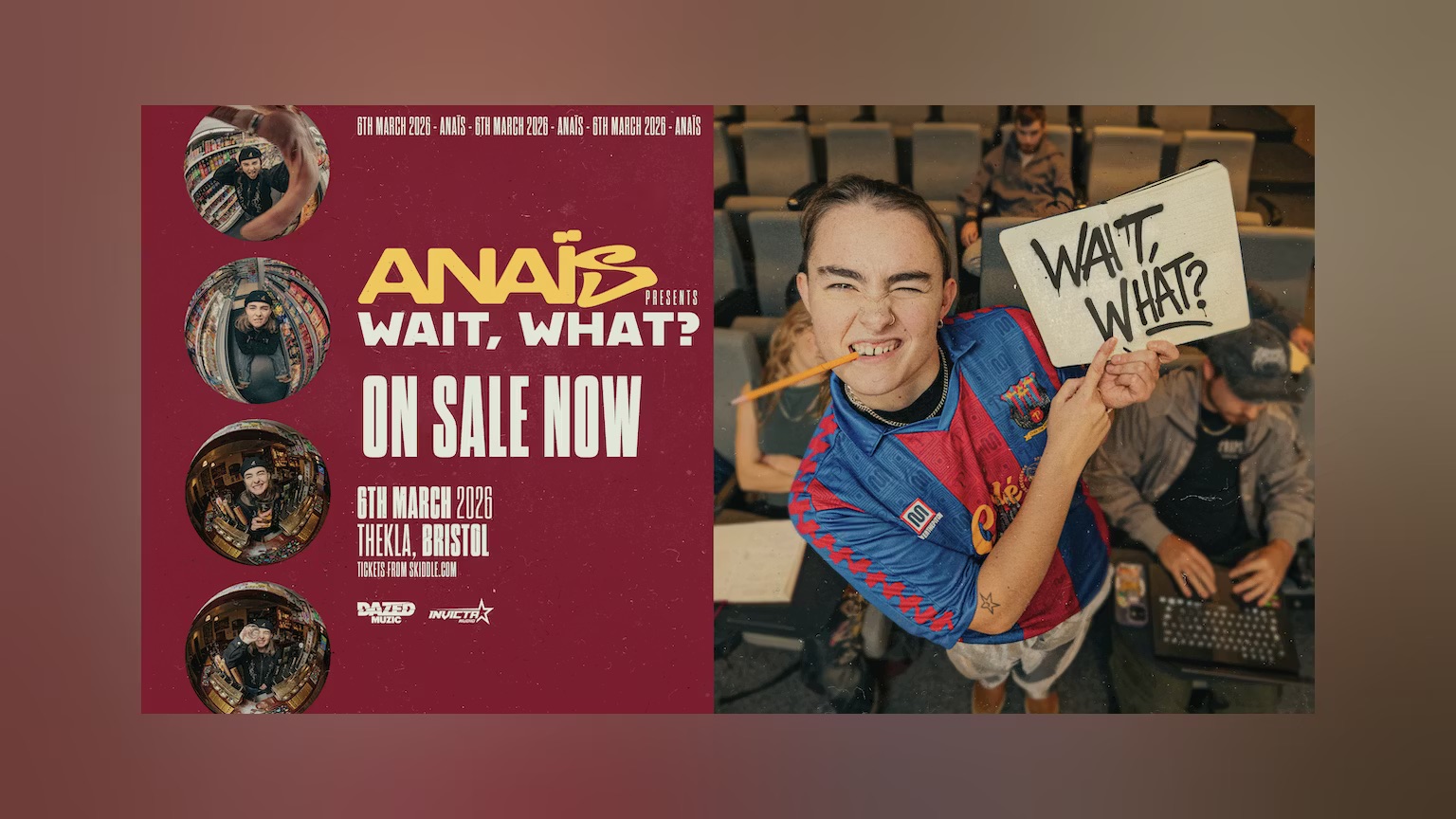 Anais presents: Wait, What? - Thekla, Friday 6th March
